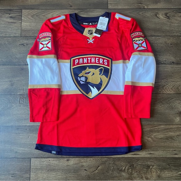 adidas | Shirts | Adidas Mens Florida Panthers Authentic Home Jersey ...